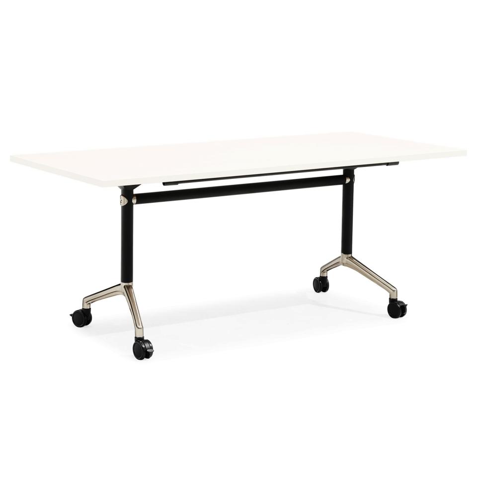 Typhoon Table – 1200 x 600mm (White Top/Black Frame) | WePlenty